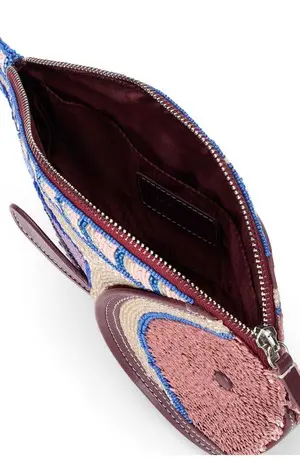 Staud Pesce Beaded Clutch