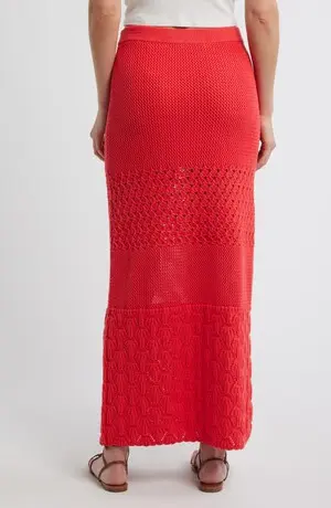 Marine Layer Amada Midi Sweater Knit Skirt