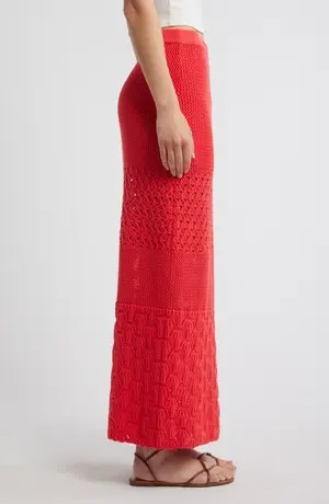 Marine Layer Amada Midi Sweater Knit Skirt