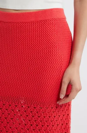 Marine Layer Amada Midi Sweater Knit Skirt