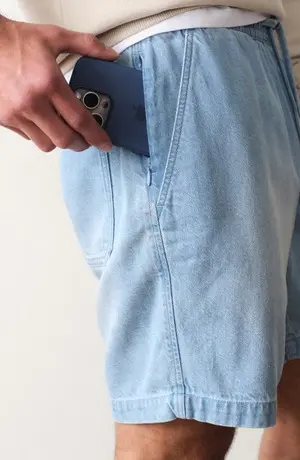 Marine Layer Drawstring Denim Shorts