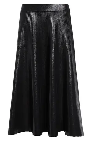 Partow Anya Shimmer Pleated Skirt