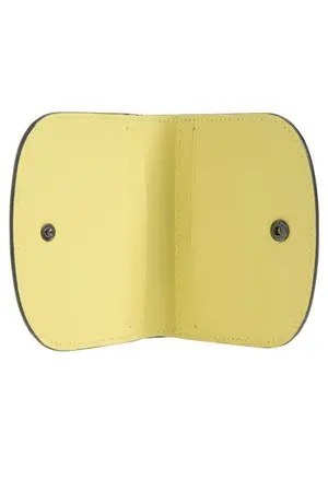 Longchamp Le Pliage Xtra Leather Flap Card Case - Lime