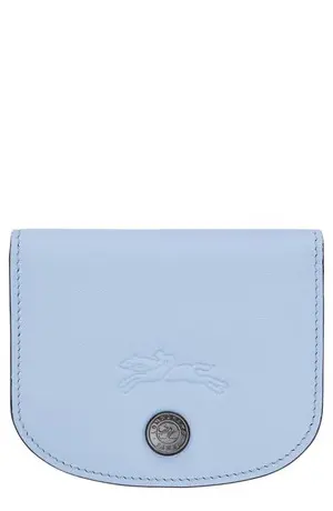 Longchamp Le Pliage Xtra Leather Flap Card Case - Wave