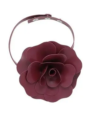 Philosophy Di Lorenzo Serafini PHILOSOPHY Di LORENZO SERAFINI Plum Latex Necklace With Floral Appliqués Plum