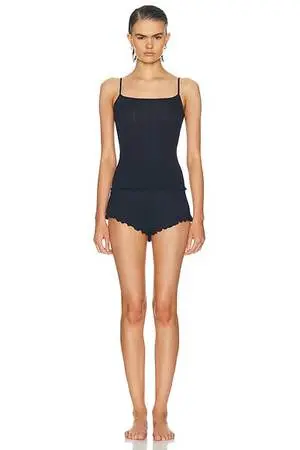 NEGATIVE UNDERWEAR Whipped Cami Top - Navy