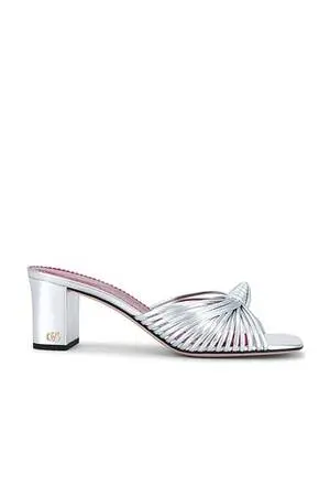 Valentino Garavani Metallic Mules Clogs For Women