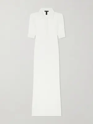 Kiki De Montparnasse Crocheted Silk Coverup - Neutrals