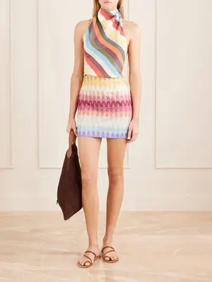 Missoni Crochet-knit Mini Skirt