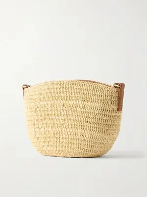 Loewe Eclipse Woven Raffia Shoulder Bag