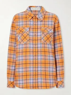 GOD’S TRUE CASHMERE God's True Cashmere Checked Cashmere Shirt