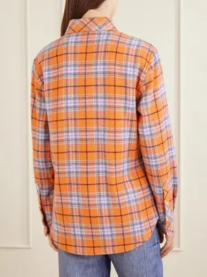GOD’S TRUE CASHMERE God's True Cashmere Checked Cashmere Shirt