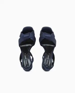 Giorgio Armani Embellished High Heel Slingback Sandals