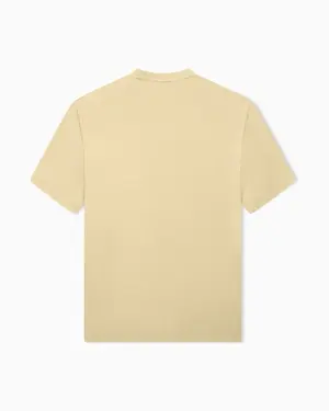 Giorgio Armani T-shirt Regular Fit Organic Cotton Interlock Jersey - Beige