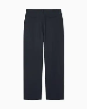 Giorgio Armani Oversized Seersucker Trousers