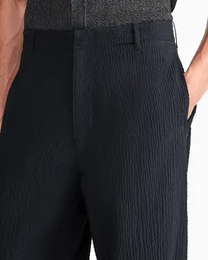 Giorgio Armani Oversized Seersucker Trousers