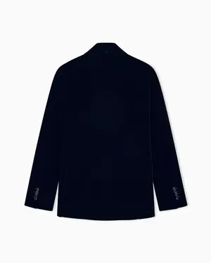 Giorgio Armani Blazer One Shot Stretch Viscose And Cupro Velvet