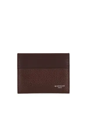 Givenchy Padded Billfold 8 Credit Card Wallet - Chocolate