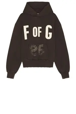 Fear Of God Brushed Fleece 09 Classic Fit Hoodie - Dark Brown