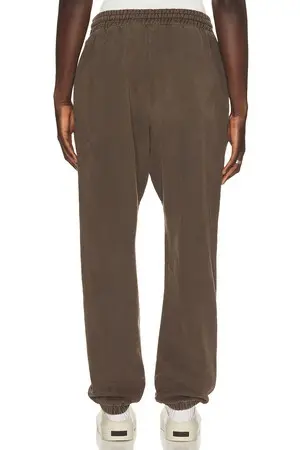 Fear Of God Brushed Fleece Fgclassic Sweatpant In Brown