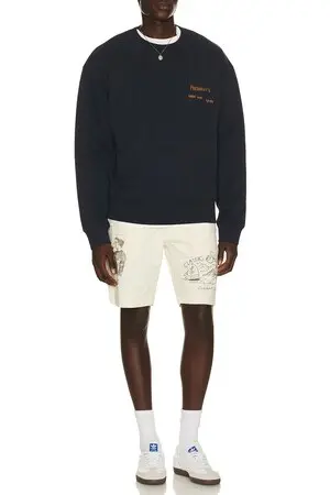 President's Bermuda Fatigue Shorts - Ecru