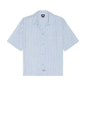 Dickies Venedocia Stripe Shirt In Baby Blue