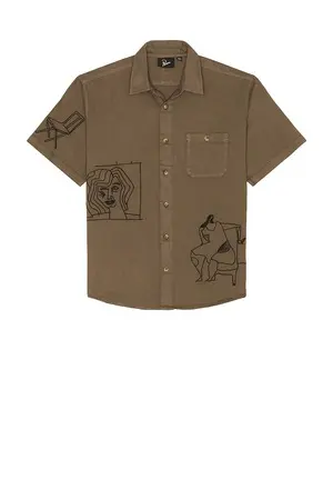 PARRA Crooked Face Short Sleeve Shirt