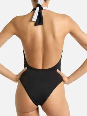 Balmain Two-tone One-piece Swimsuit
