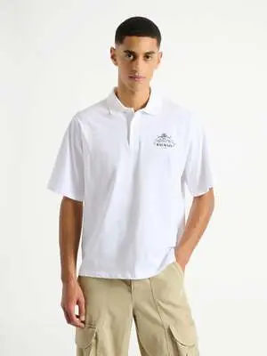 Balmain Printed Vine Polo