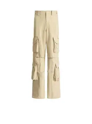 Balmain Washed Cotton Cargo Pants