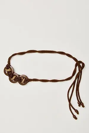 Free People Coastal Core Wrap Belt - Coconut Shell