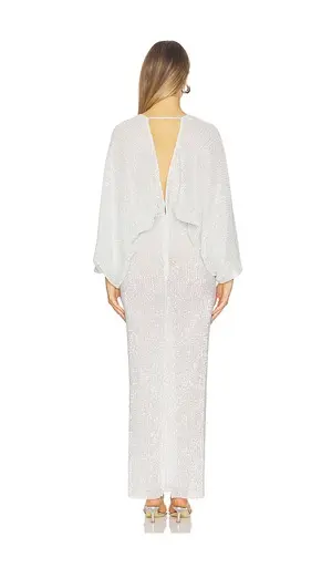 L'IDEE Paradiso Gown - Metallic Silver