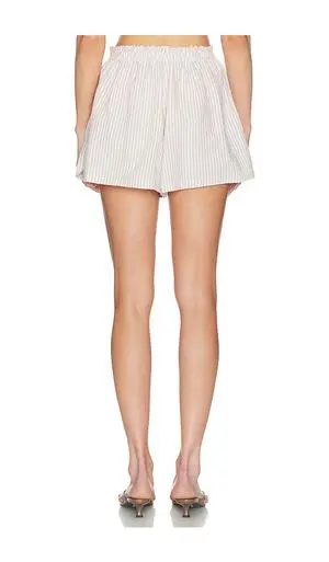 Lacoste Oversized Fit Toile Shorts - Beige