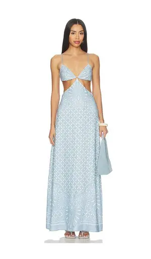 SHANI SHEMER Maya Maxi Dress - Blue