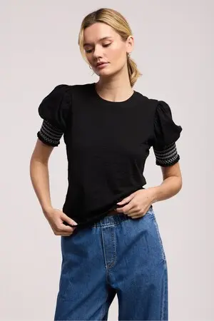 Velvet By Graham & Spencer Sue Top - Black