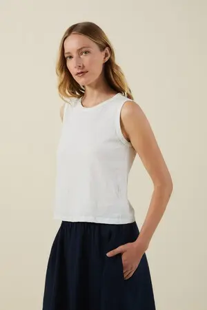 Velvet By Graham & Spencer Ambria Tank Top - Neutral