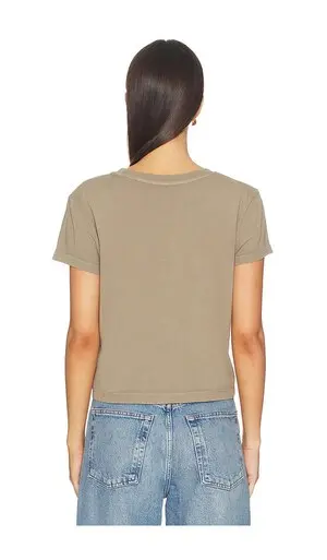 AGOLDE Adine Shrunken Tee - Trail