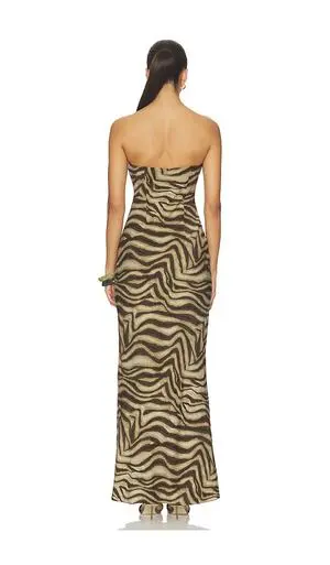 Superdown Riya Strapless Maxi Dress