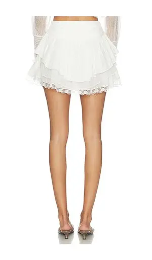 For Love & Lemons Beckbeckett Ett Mini Skirt