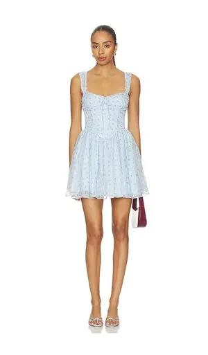 Boned Bodice Mini Dress