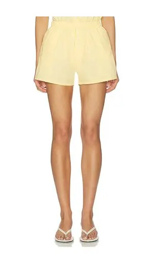Donni. The Pop Boxer Shorts - Butter