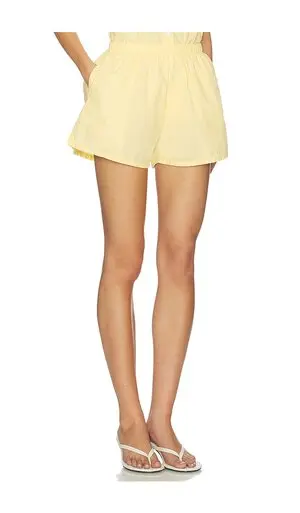 Donni. The Pop Boxer Shorts - Butter