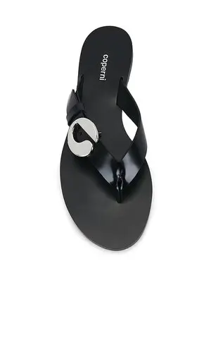 Coperni C Logo Flip Flop Sandal - Black