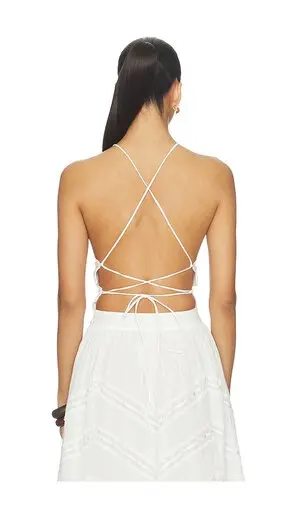For Love & Lemons Lou Scarf Top