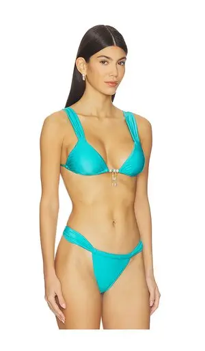 VILLA FRESCA Perla Triangle Bikini Top