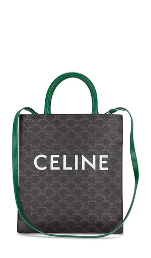 Undefined Celine Triomphe Vertical Cabas Tote Bag - Brown