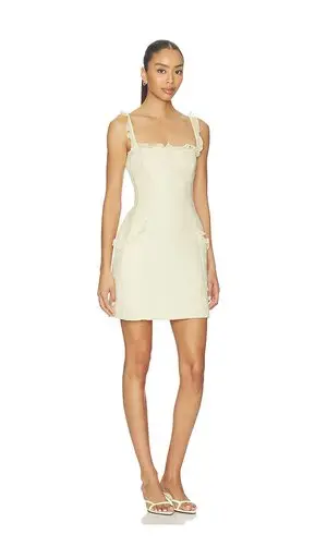 Amanda Uprichard Andreina Tweed Mini Dress