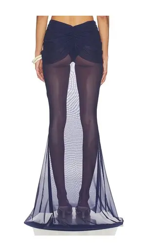 SHANI SHEMER Ameile Maxi Skirt - Indigo