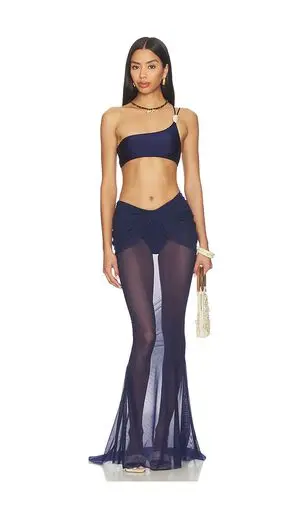 SHANI SHEMER Ryan One Shoulder Bikini Top