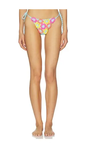 I.AM.GIA Crochet Bikini Bottom - Orange Multi